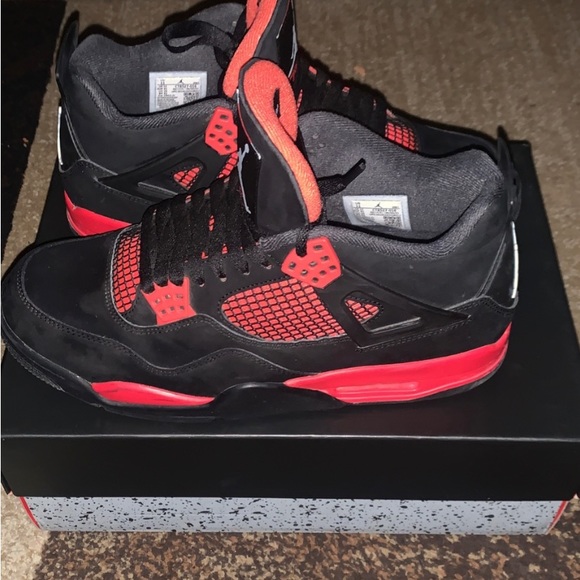 Jordan | Shoes | Jordan 4s Red Thunders | Poshmark